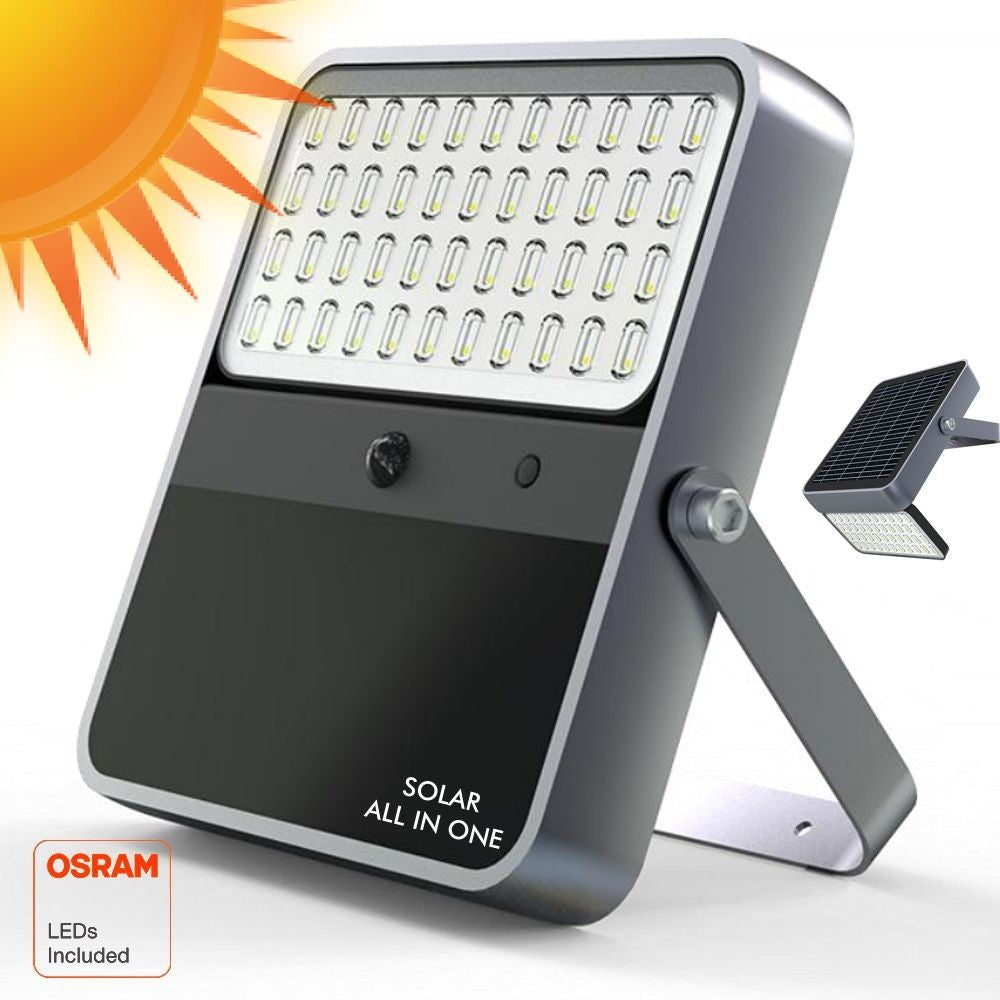 100W All-in-one Solar LED Floodlight with OSRAM Chip 5700K Buy in ...