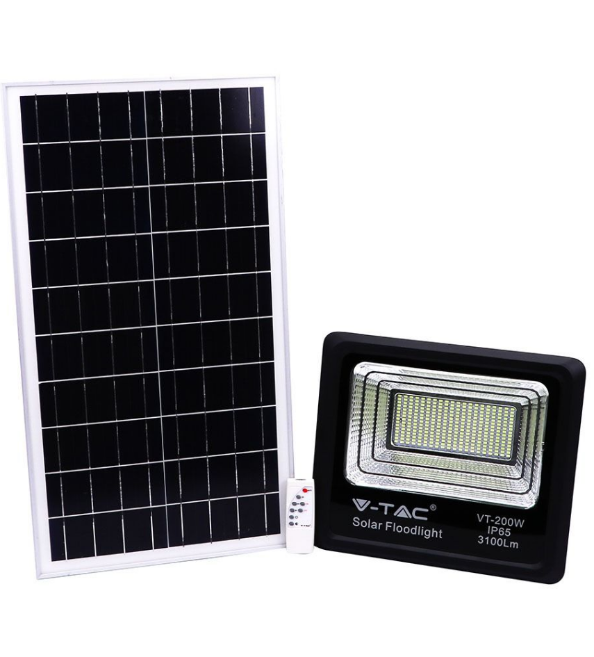 200W Solar LED Floodlight 6400k Buy in Ireland | Ledex Lighting Ltd